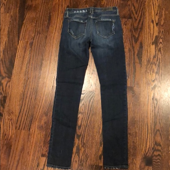 Genetic Denim | Jeans | Genetic Denim Distressed Low Rise Skinny Jeans ...